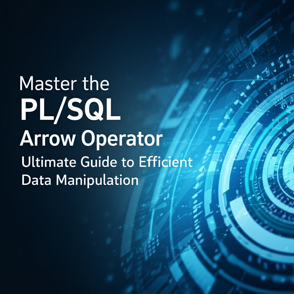 Master the PL/SQL Arrow Operator: Ultimate Guide to Efficient Data Manipulation