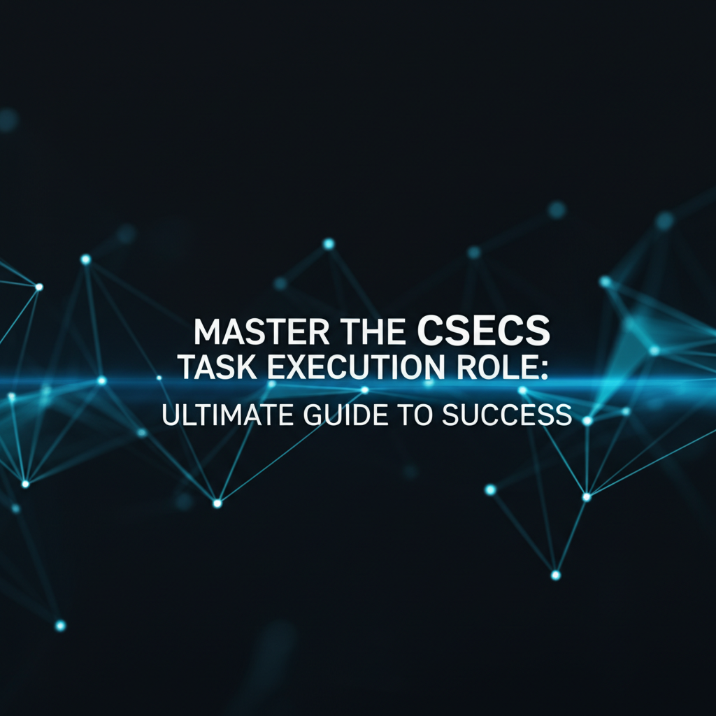 Master the CSECs Task Execution Role: Ultimate Guide to Success