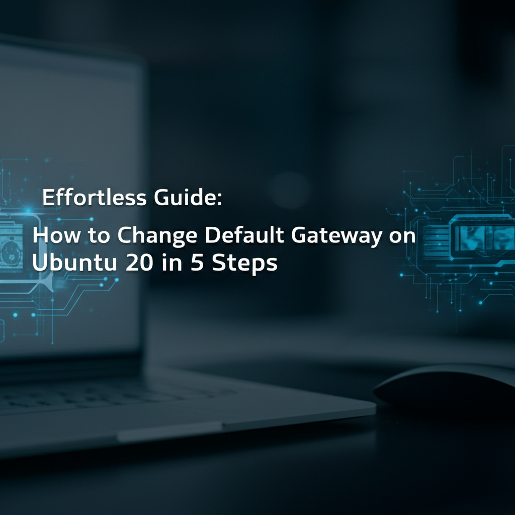 Effortless Guide: How to Change Default Gateway on Ubuntu 20 in 5 Steps
