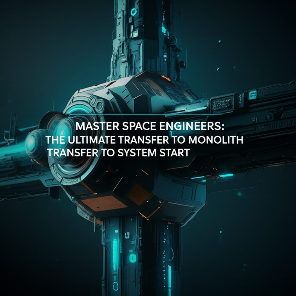 Master Space Engineers: The Ultimate Guide to Monolith Transfer to System Start