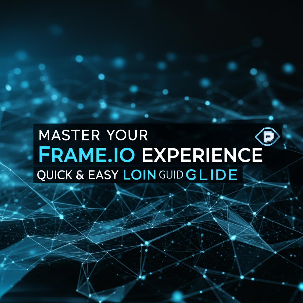Master Your Frame.io Experience: Quick & Easy Login Guide