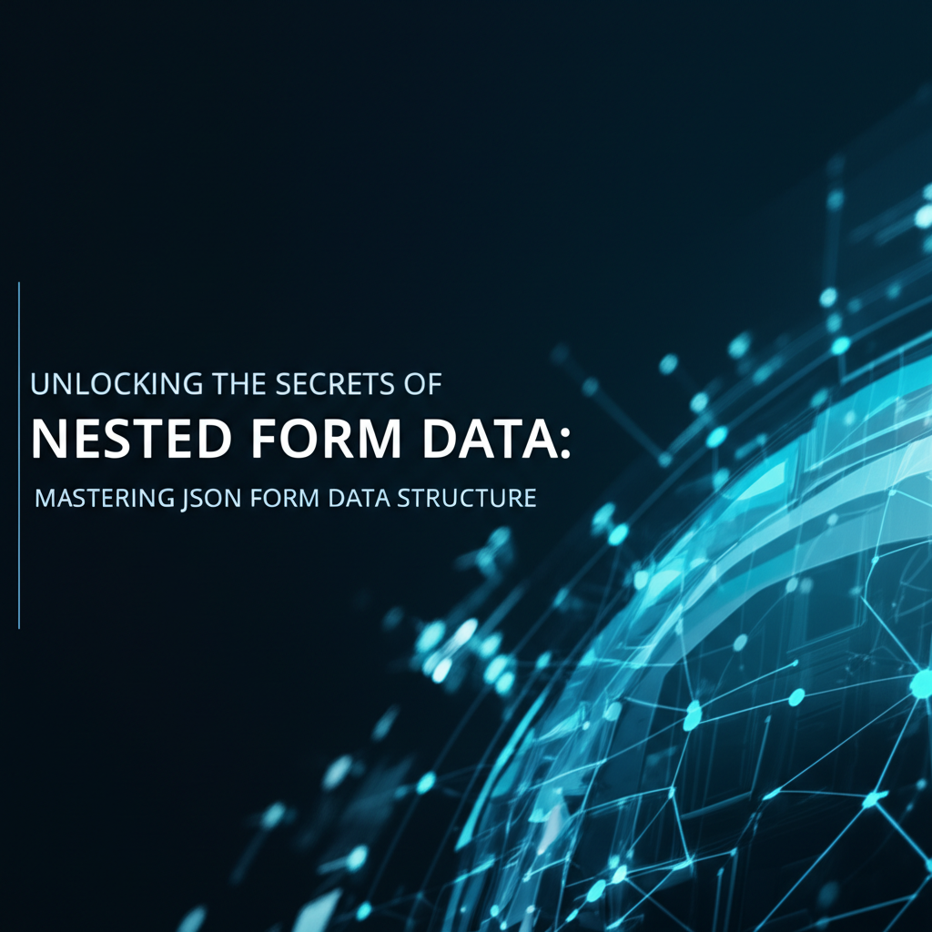 Unlocking the Secrets of Nested Form Data: Mastering JSON Form Data Structure