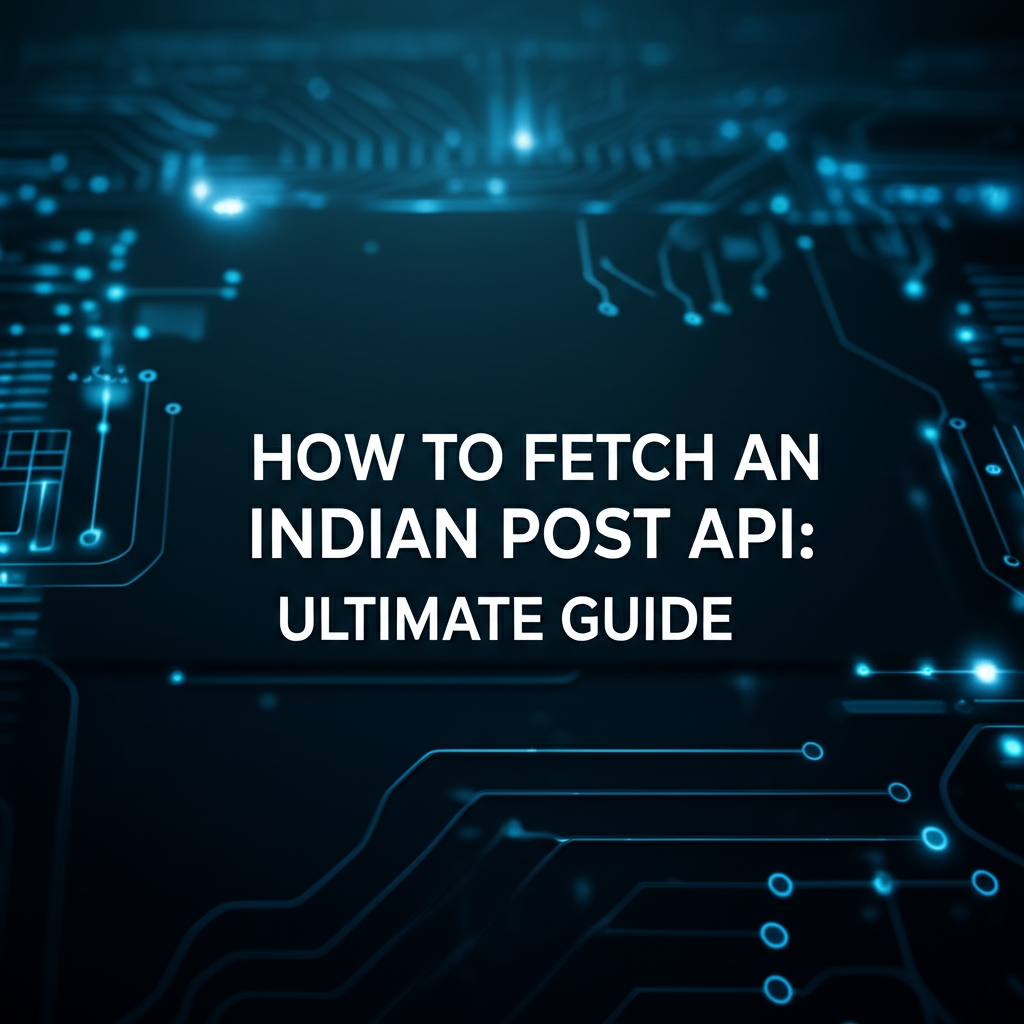 How to Fetch an Indian Post API: Ultimate Guide