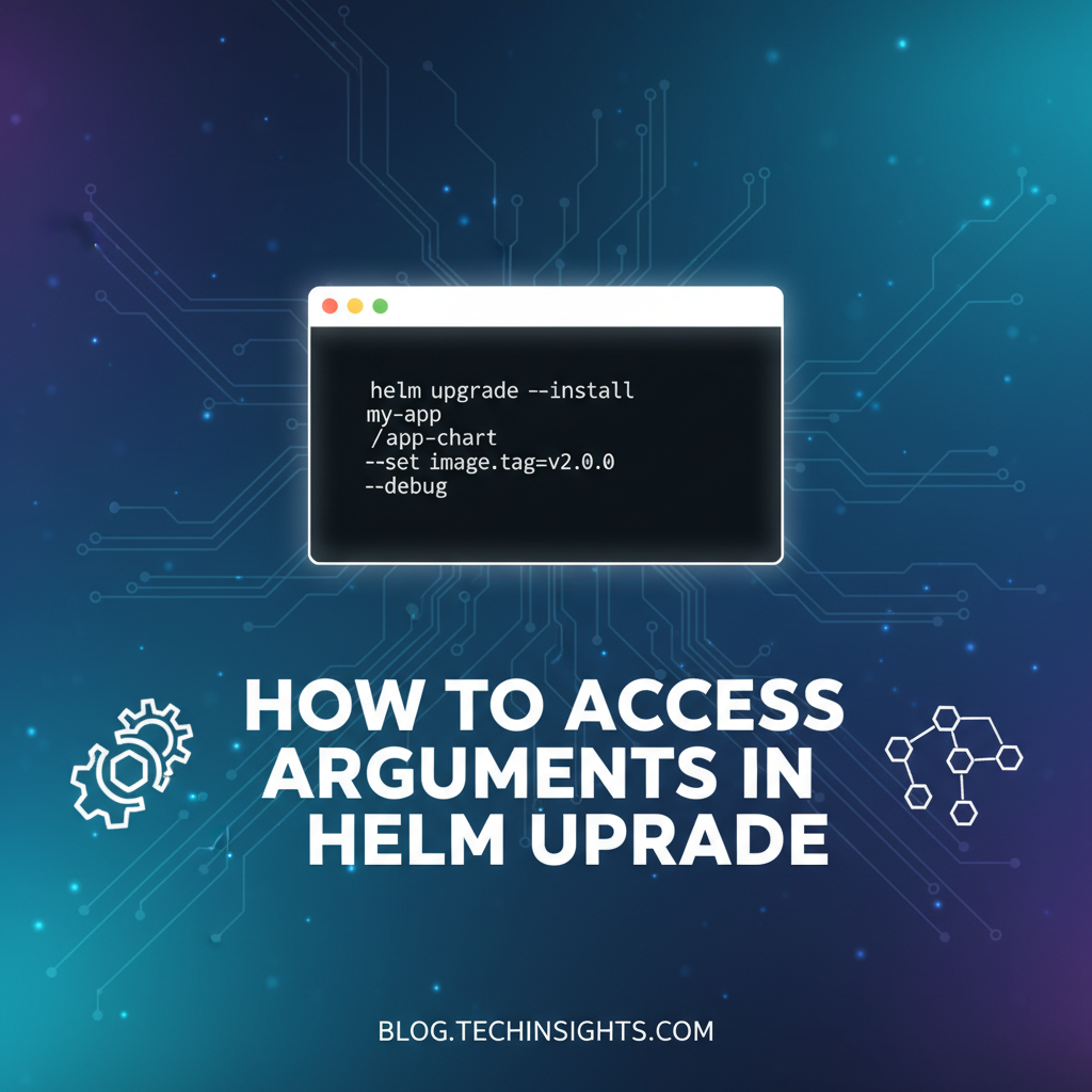 How to Access Arguments in Helm Upgrade