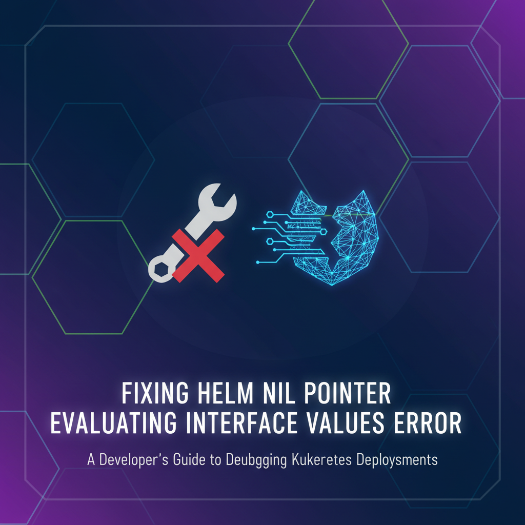 Fixing Helm Nil Pointer Evaluating Interface Values Error