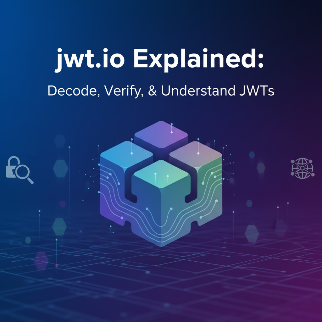 jwt.io Explained: Decode, Verify, & Understand JWTs