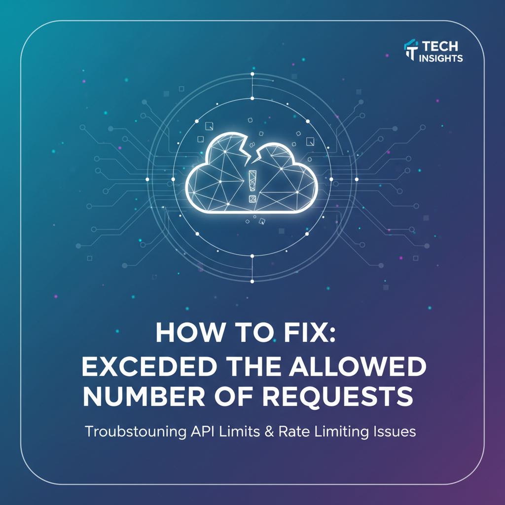 How to Fix: Exceeded the Allowed Number of Requests