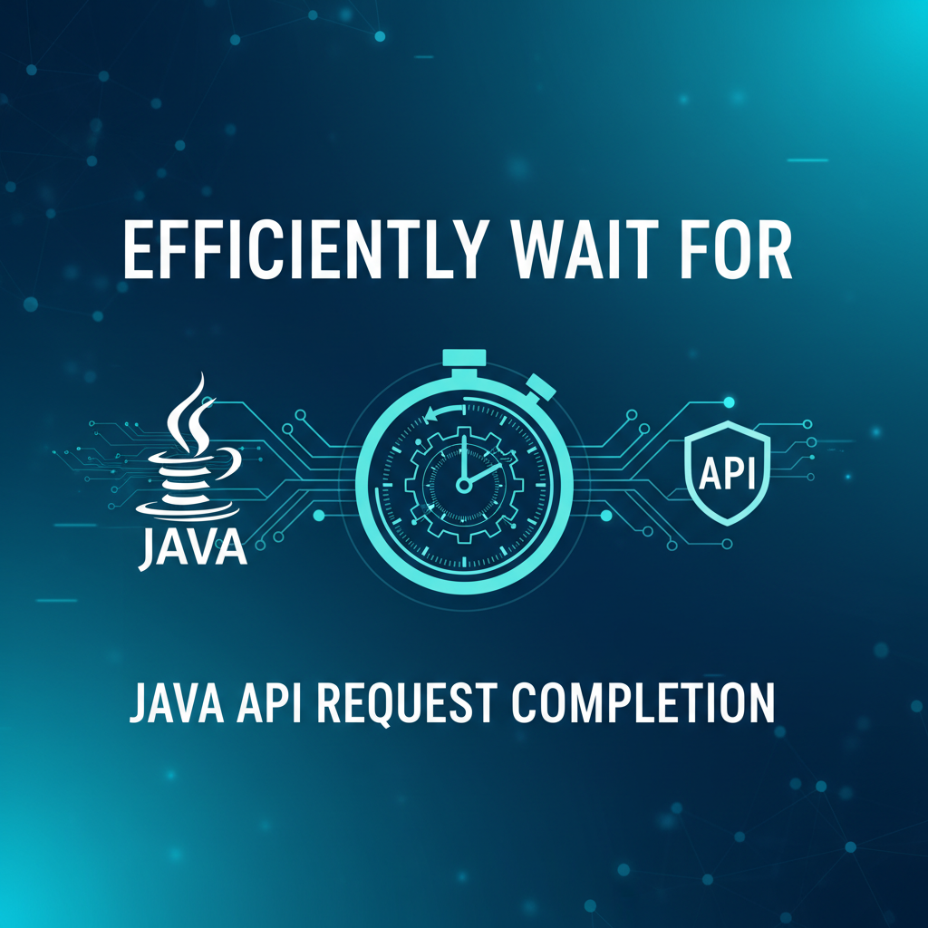 Efficiently Wait for Java API Request Completion