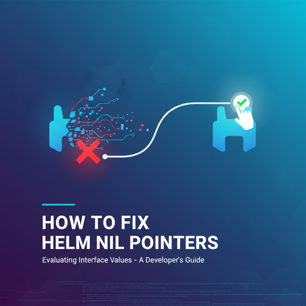 How to Fix Helm Nil Pointer Evaluating Interface Values