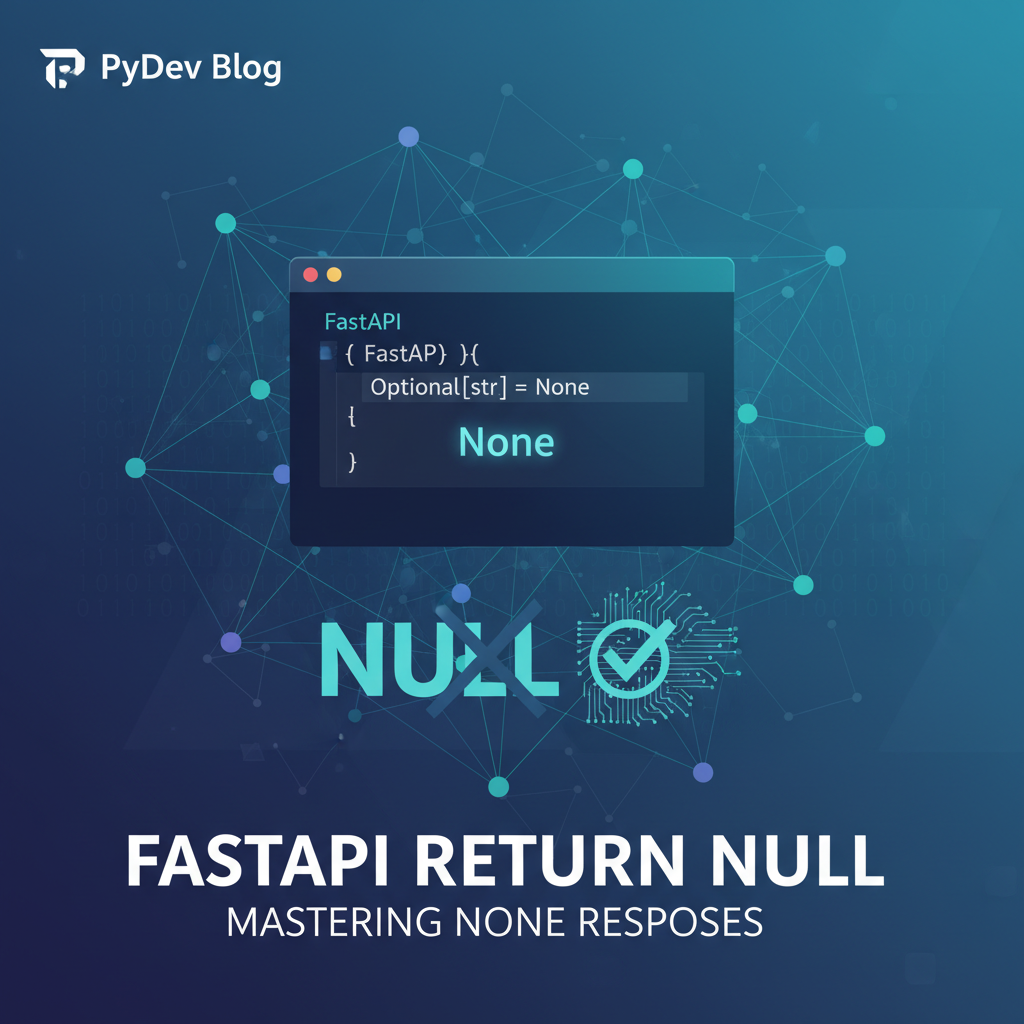 FastAPI Return Null: Mastering None Responses