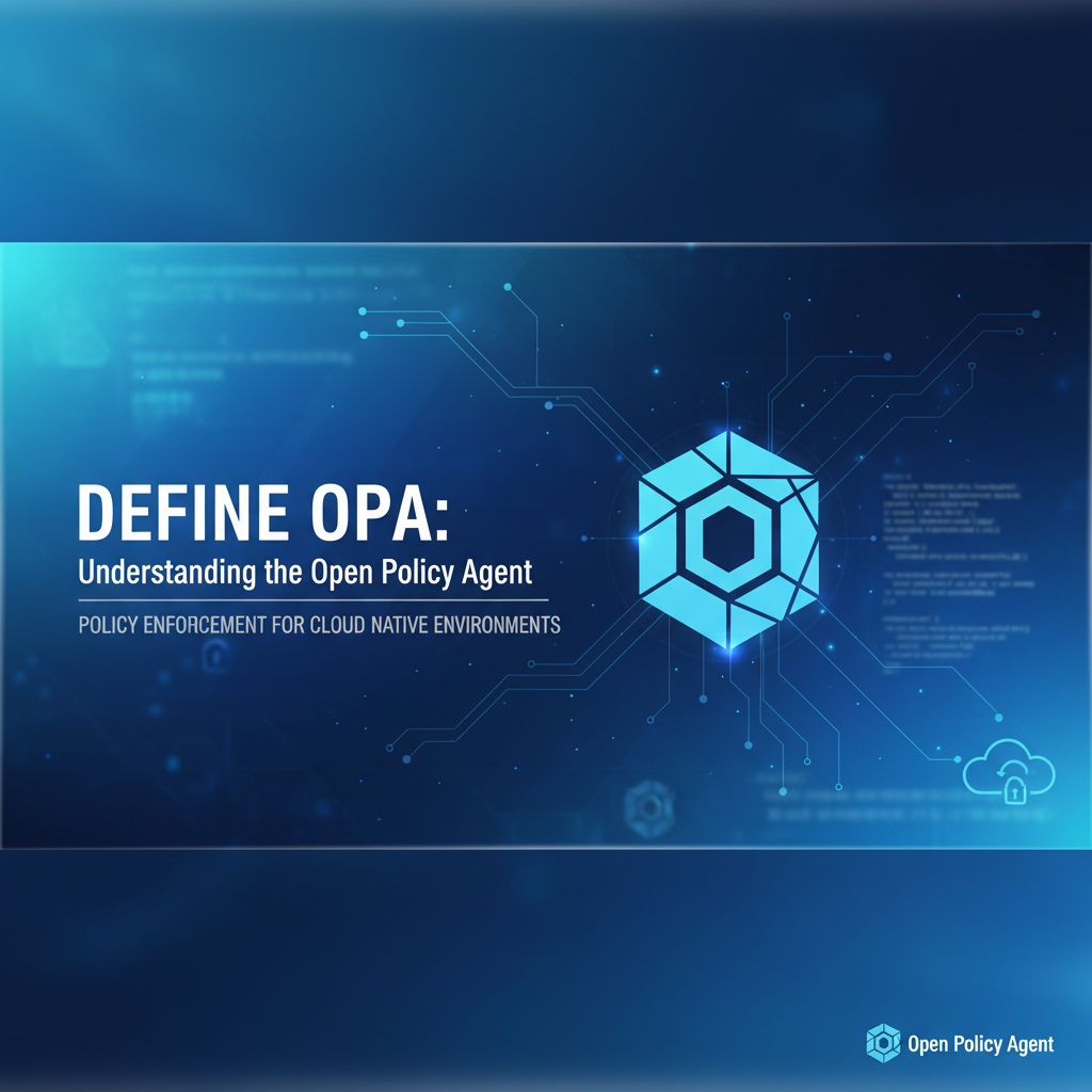 Define OPA: Understanding the Open Policy Agent