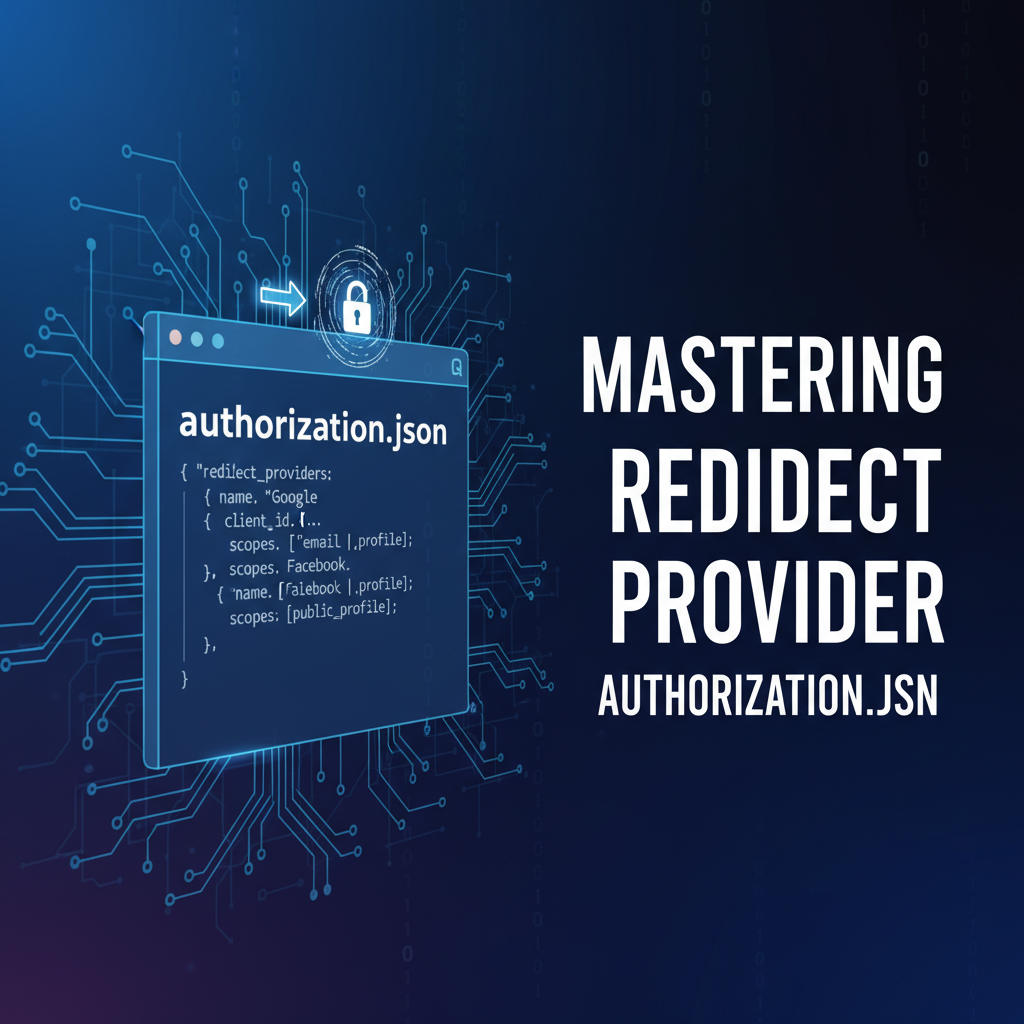 Mastering redirect provider authorization.json