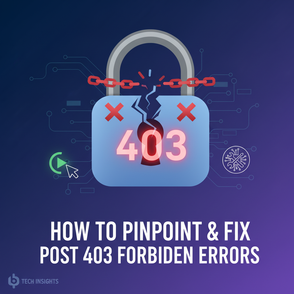 How to Pinpoint & Fix Post 403 Forbidden Errors