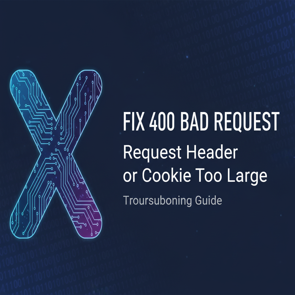 Fix 400 Bad Request: Request Header or Cookie Too Large
