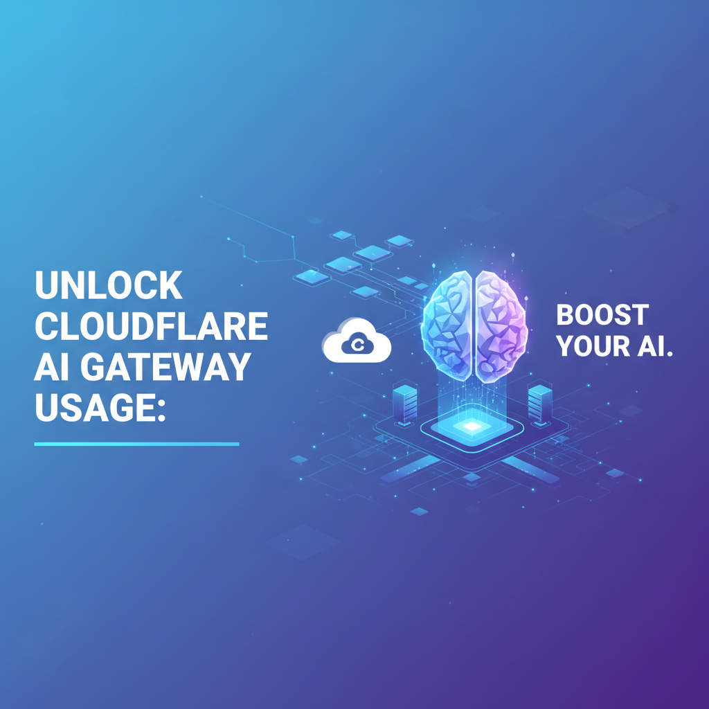 Unlock Cloudflare AI Gateway Usage: Boost Your AI