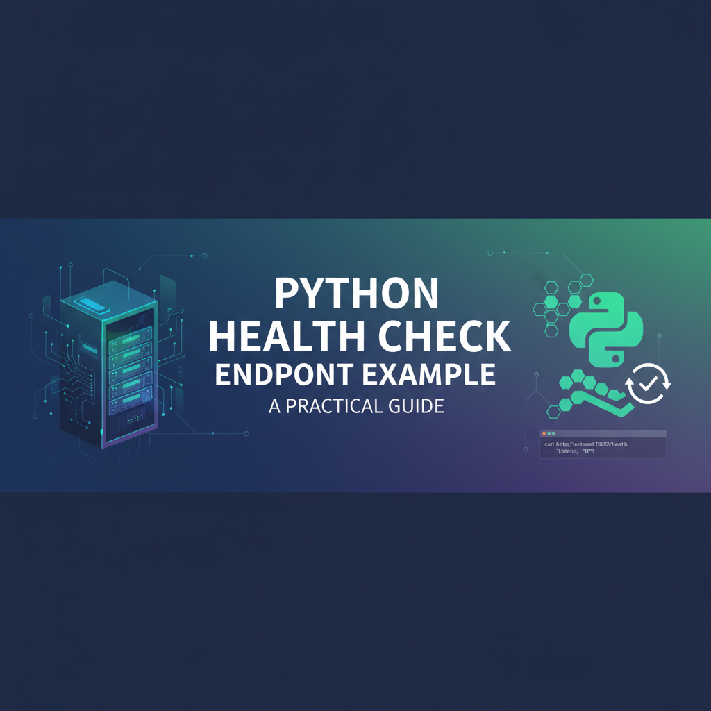 Python Health Check Endpoint Example: A Practical Guide
