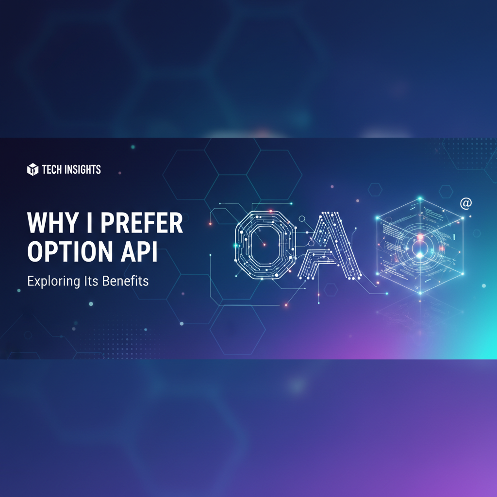 Why I Prefer Option API: Exploring Its Benefits