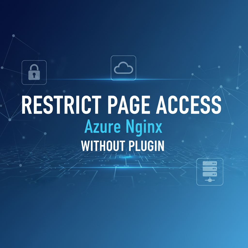 How to Restrict Page Access on Azure Nginx Without Plugin
