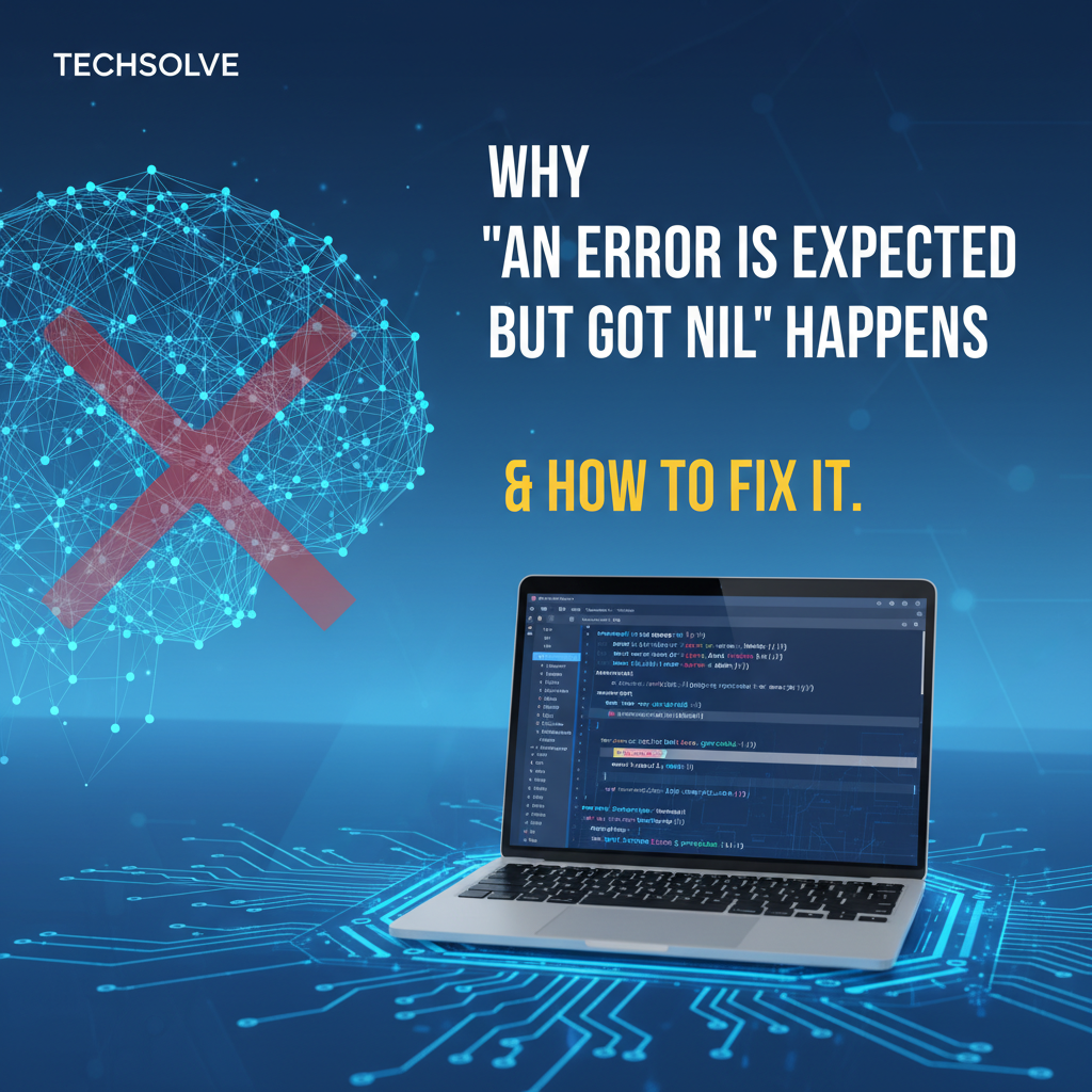 Why "an error is expected but got nil" Happens & How to Fix It