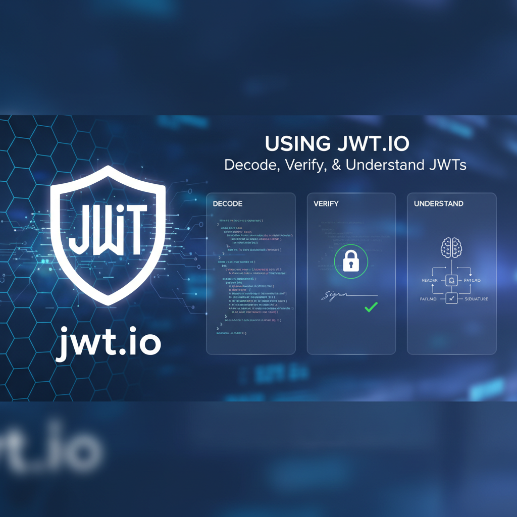 Using jwt.io: Decode, Verify, & Understand JWTs
