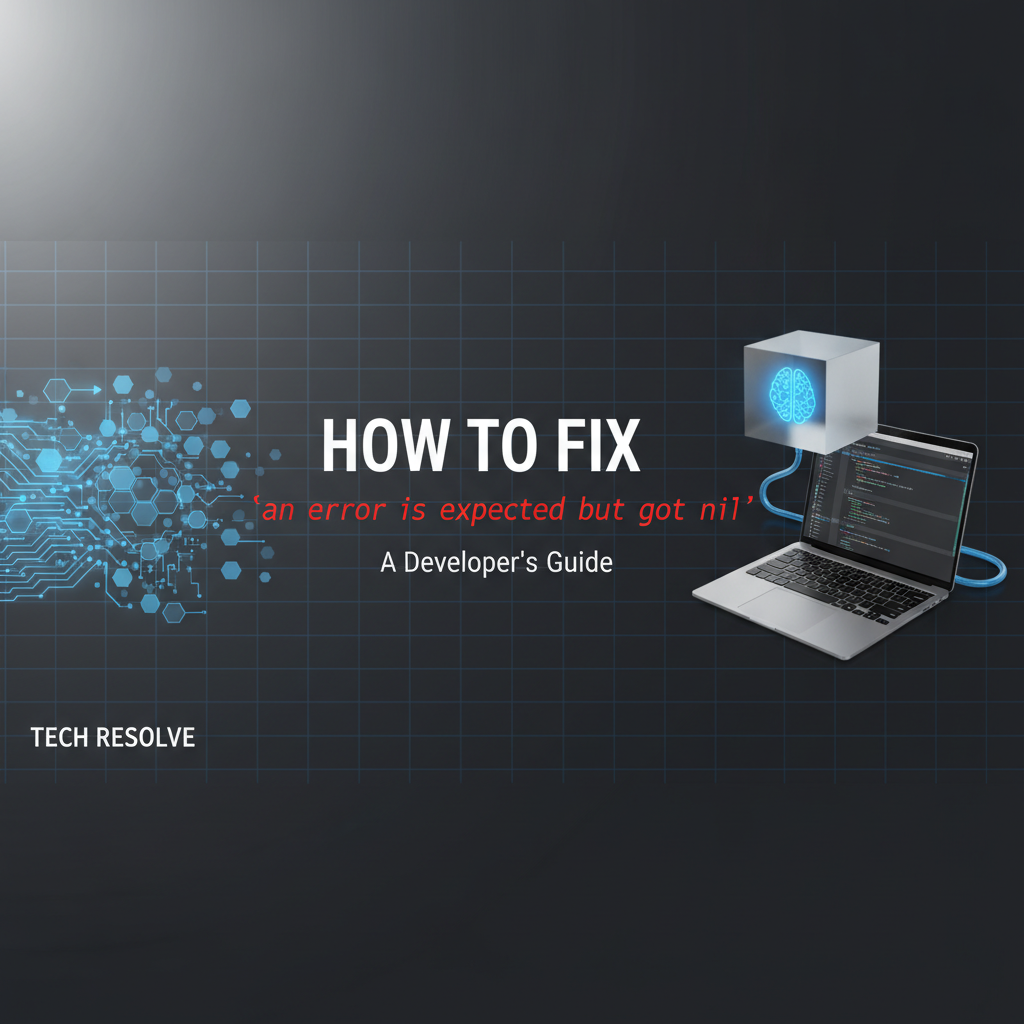How to Fix 'an error is expected but got nil'