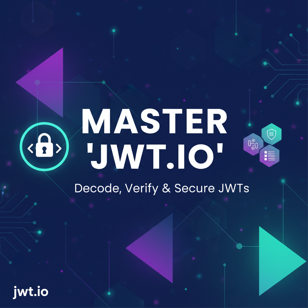 Master `jwt.io`: Decode, Verify, & Secure JWTs