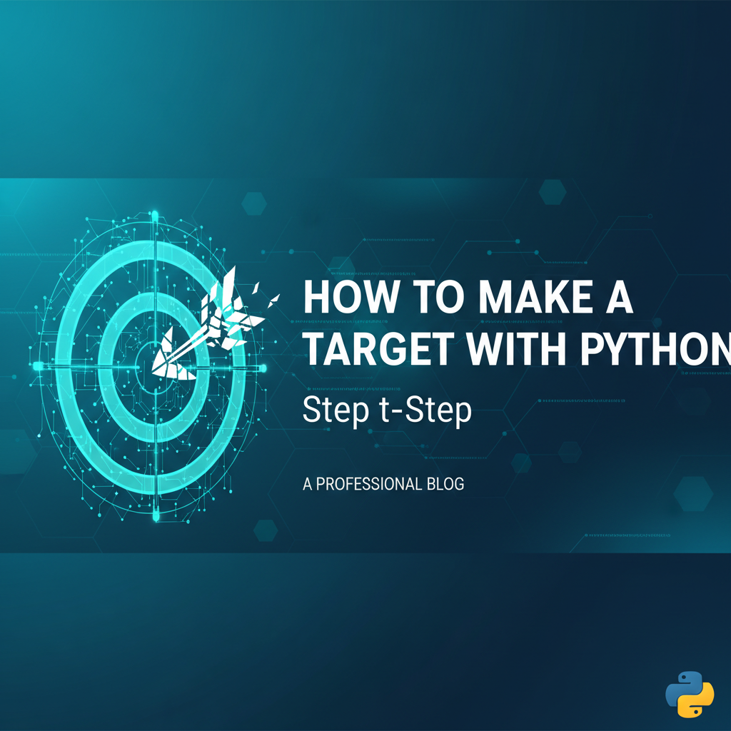 How to Make a Target with Python: Step-by-Step
