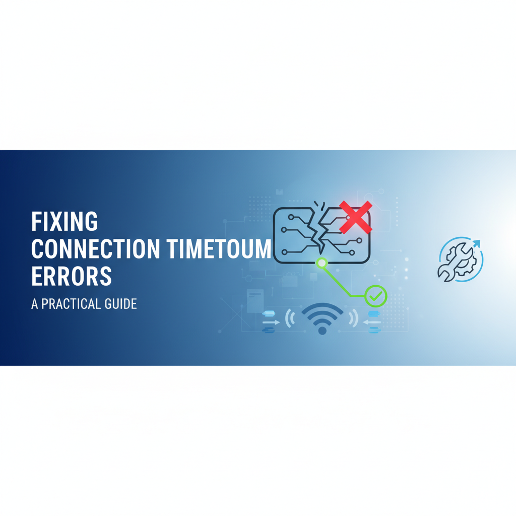 Fixing Connection Timeout Errors: A Practical Guide