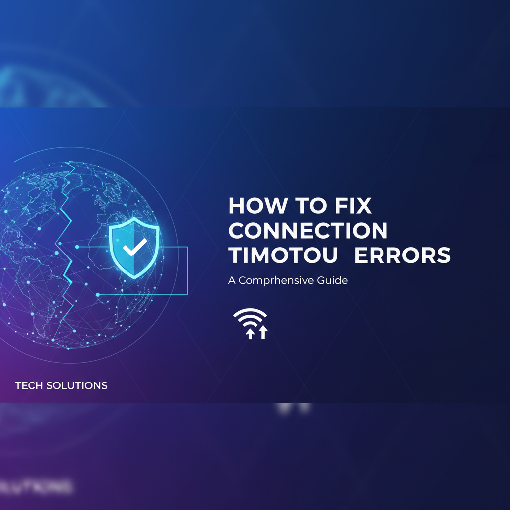 How to Fix Connection Timeout Errors