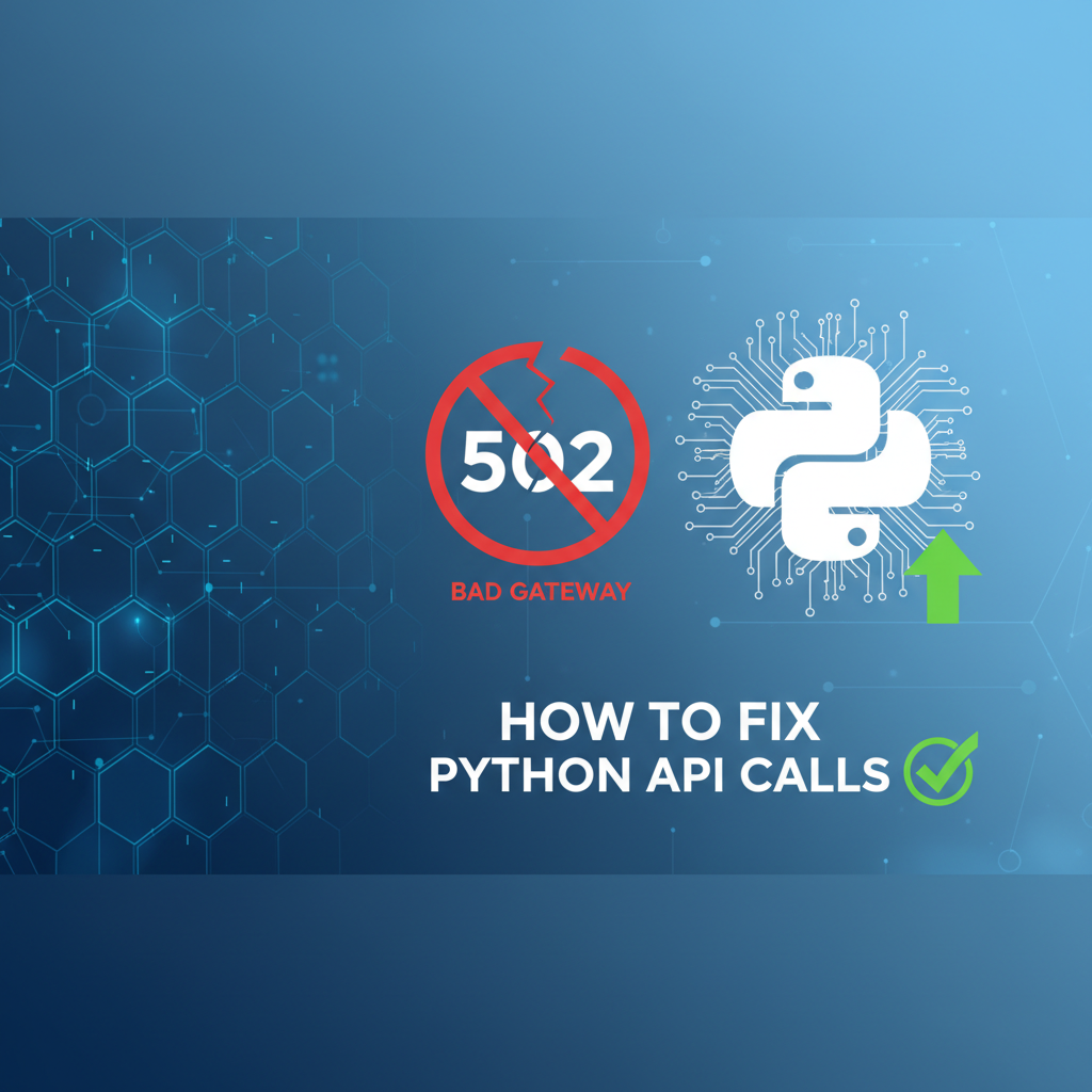 How to Fix 502 Bad Gateway in Python API Calls