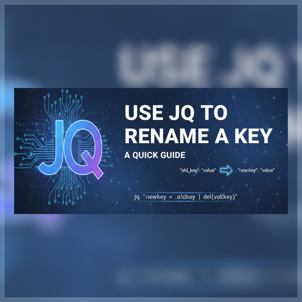 Use JQ to Rename a Key: A Quick Guide