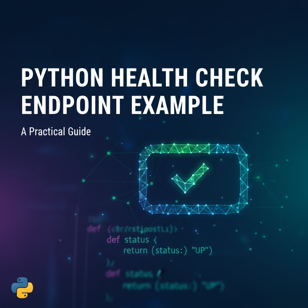 Python Health Check Endpoint Example: A Practical Guide