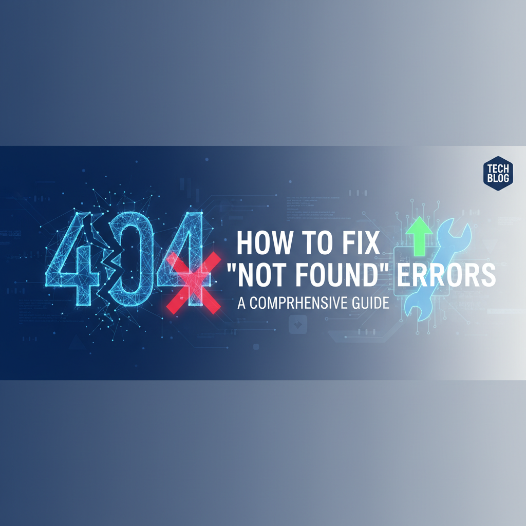 How to Fix "Not Found" Errors: Comprehensive Guide