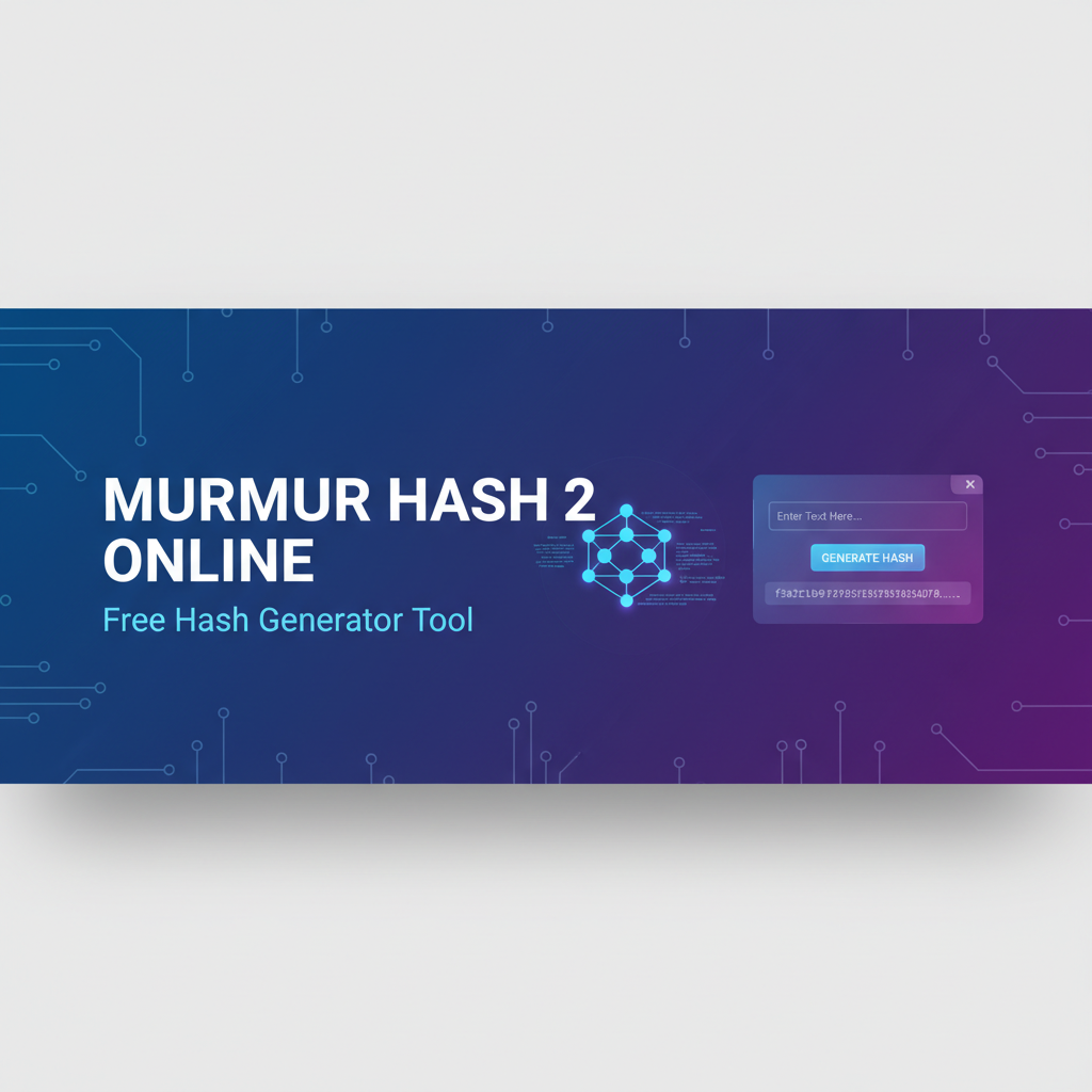 Murmur Hash 2 Online: Free Hash Generator Tool