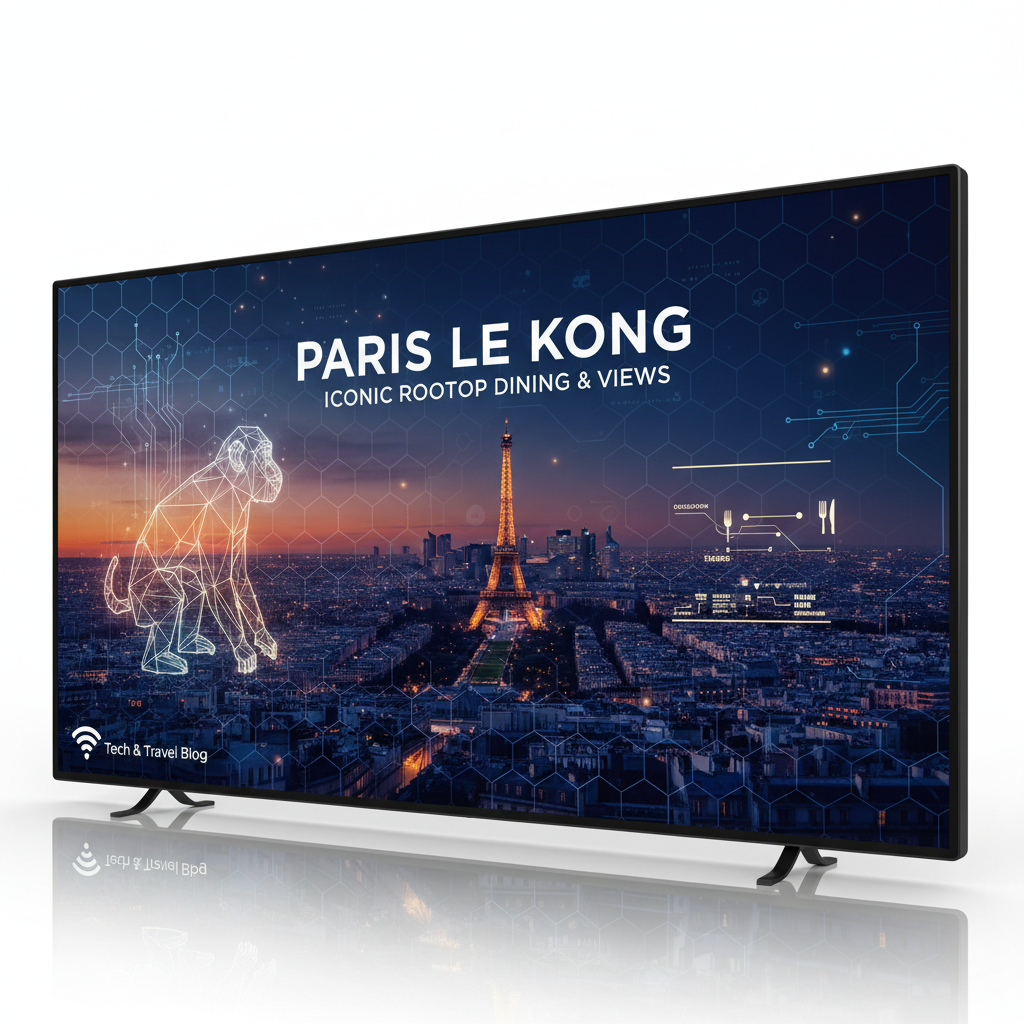Paris Le Kong: Iconic Rooftop Dining & Views