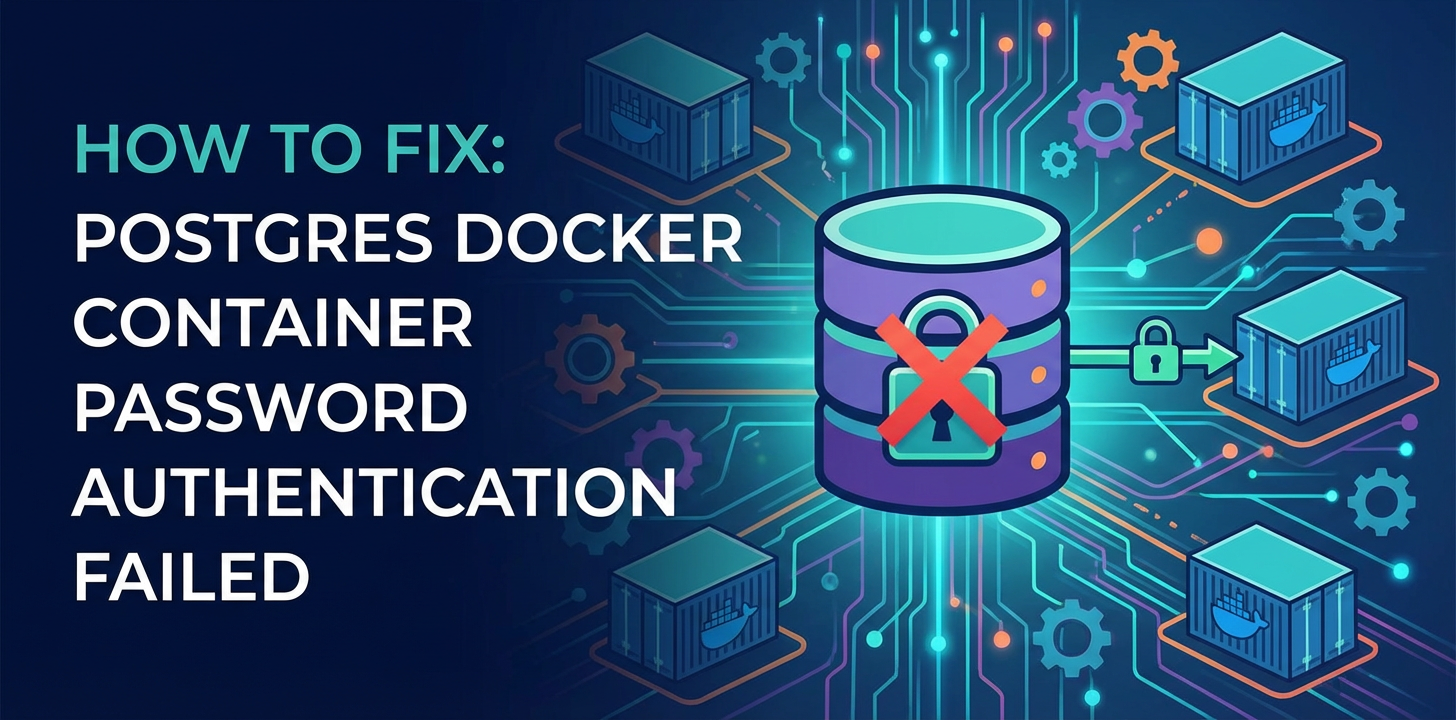 How to Fix: Postgres Docker Container Password Authentication Failed