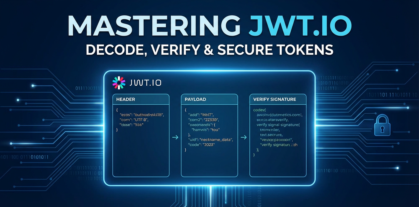 Mastering JWT.io: Decode, Verify & Secure Tokens
