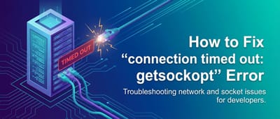 How to Fix 'connection timed out: getsockopt' Error
