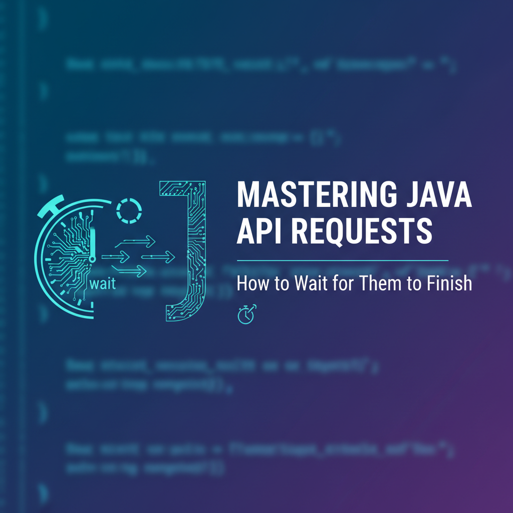 Mastering Java API Requests: How to Wait for Them to Finish
