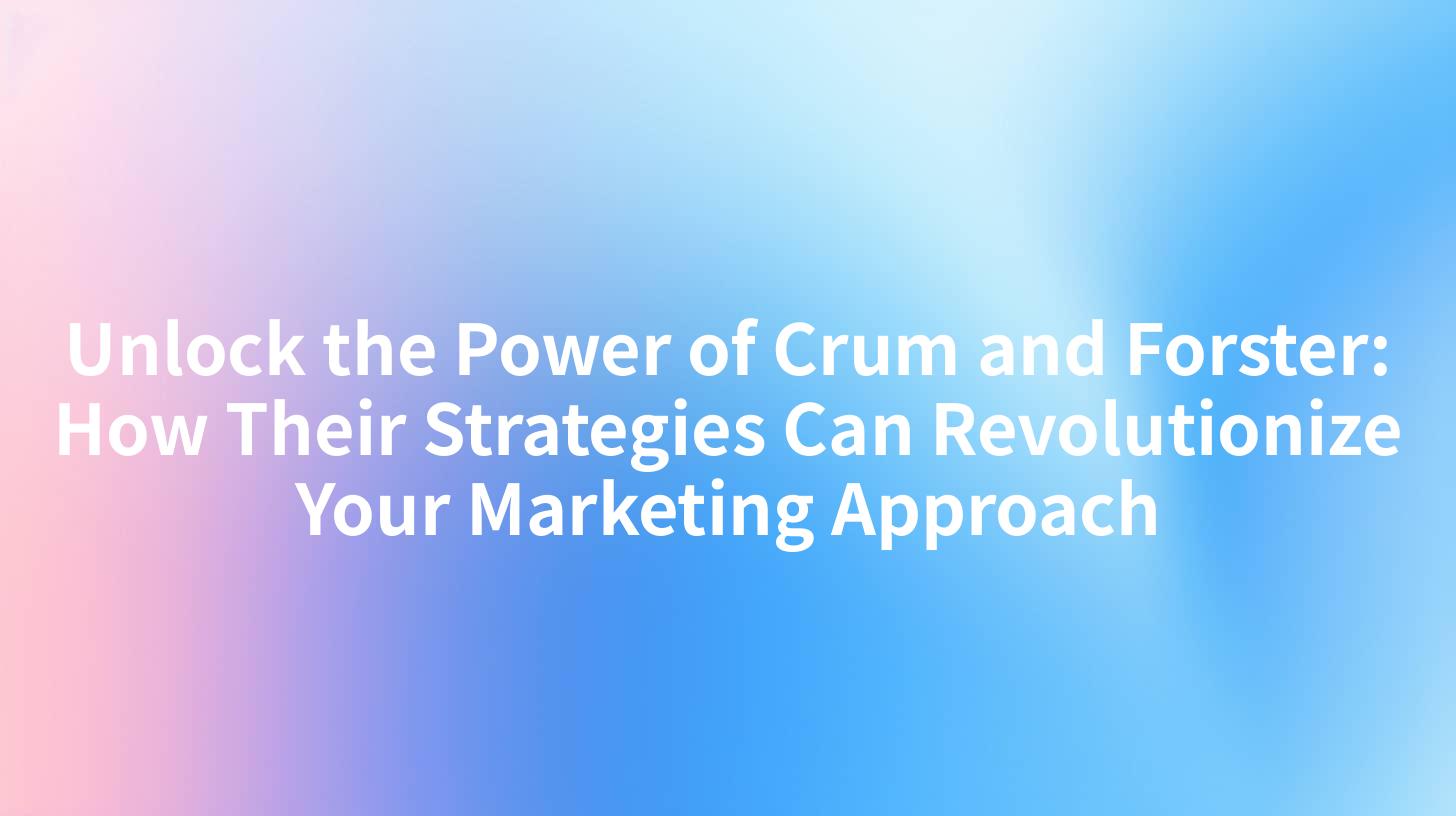 Unlock the Power of Crum and Forster: How Their Strategies Can ...